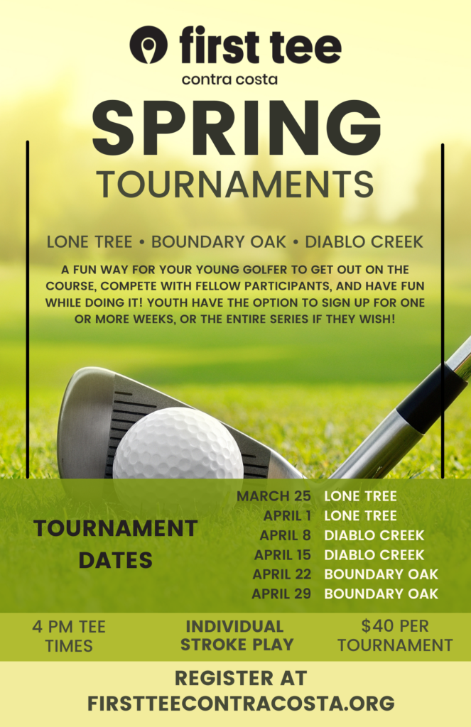 First Tee Tournaments - First Tee - Contra Costa
